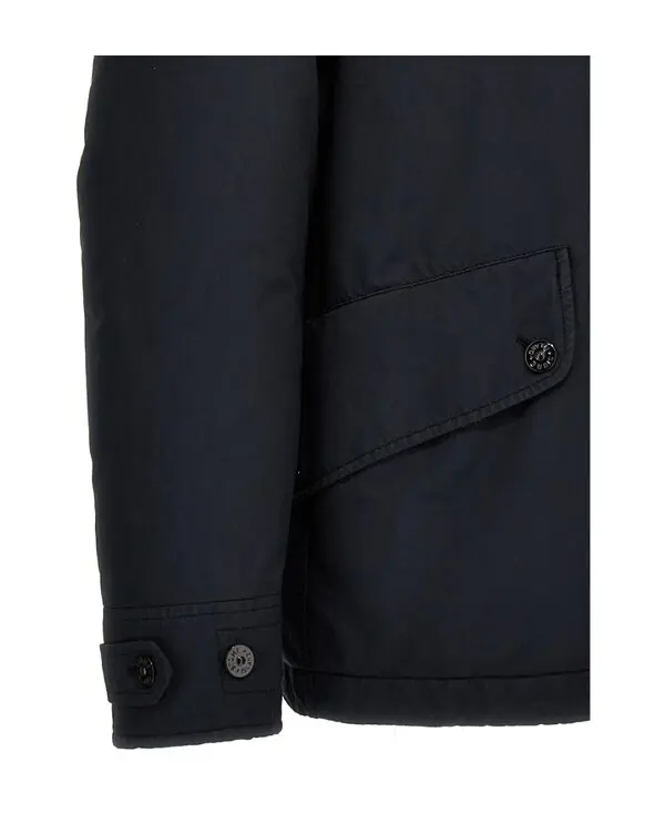 Stone Island High-neck Hooded Jacket