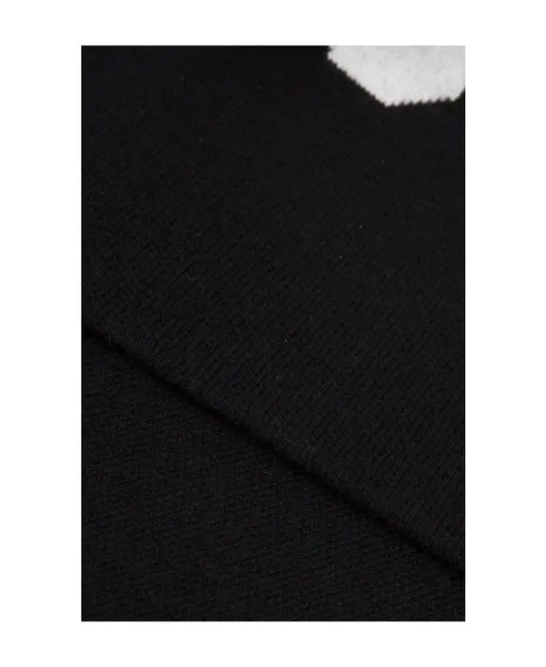 Dsquared2 Icon Intarsia Knitted Scarf