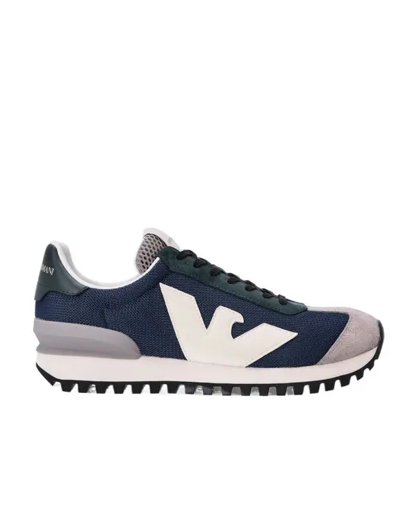Emporio Armani Logo-patch Low-top Sneakers
