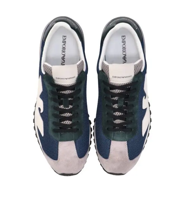 Emporio Armani Logo-patch Low-top Sneakers
