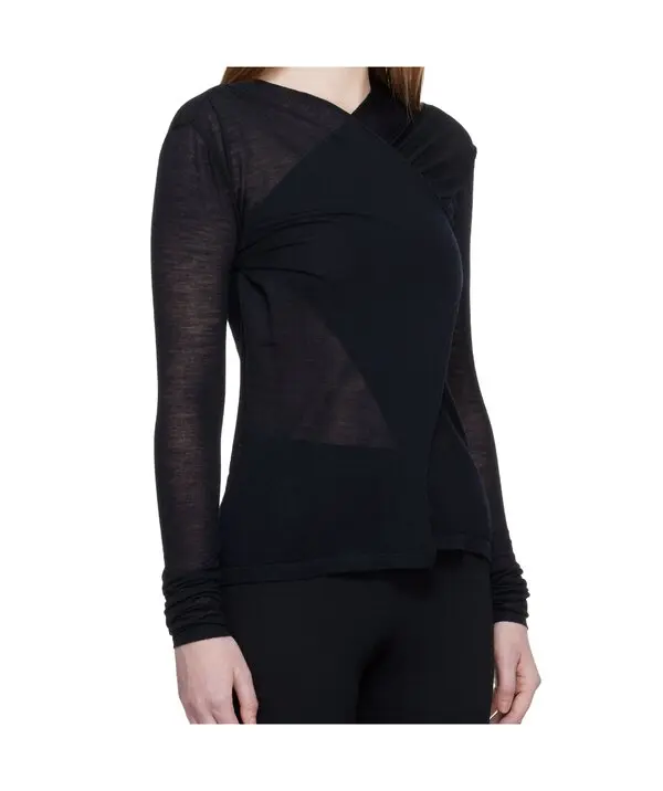 Paloma Wool Coeba Sheer Wrap Top