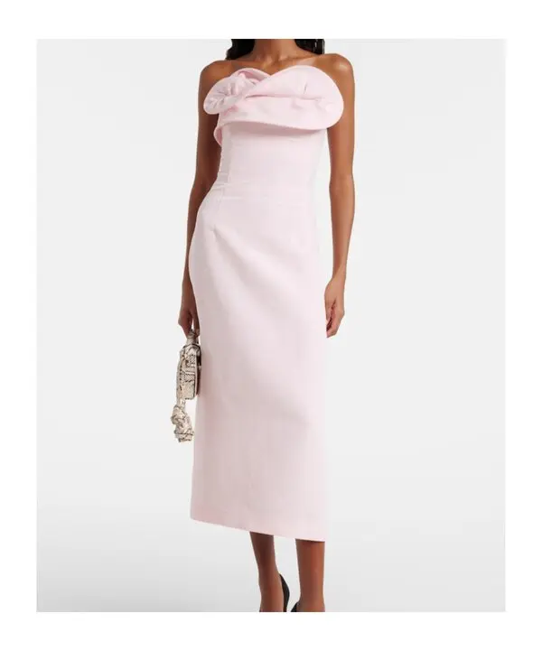 Magda Butrym Silk Bustier Dress