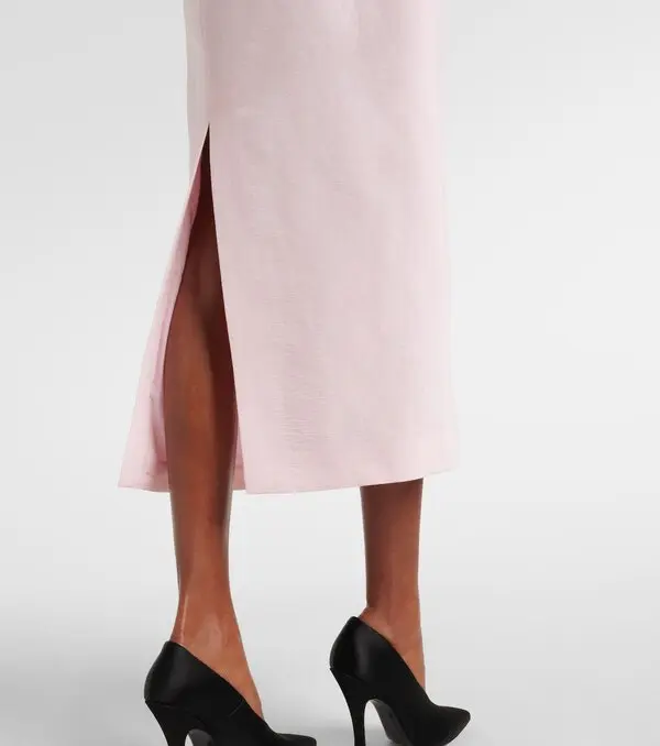 Magda Butrym Silk Bustier Dress