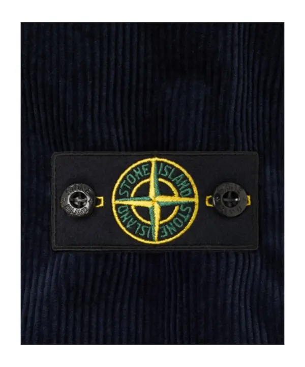 Stone Island Corduroy Zip-up Shirt