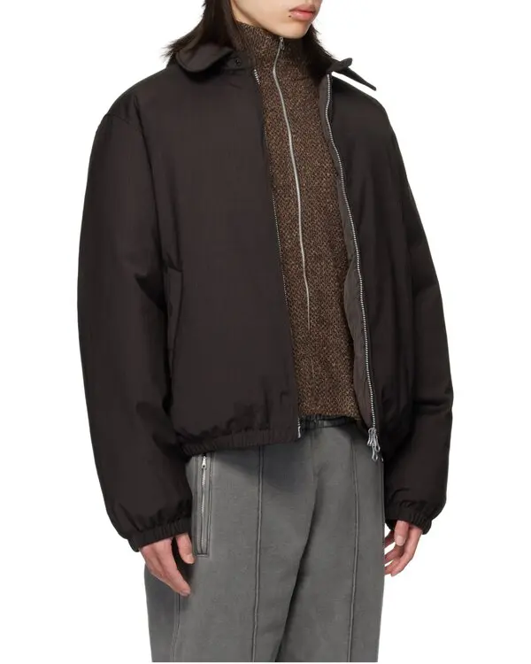 Our Legacy Churchill Pinstriped Puffer Jacket
