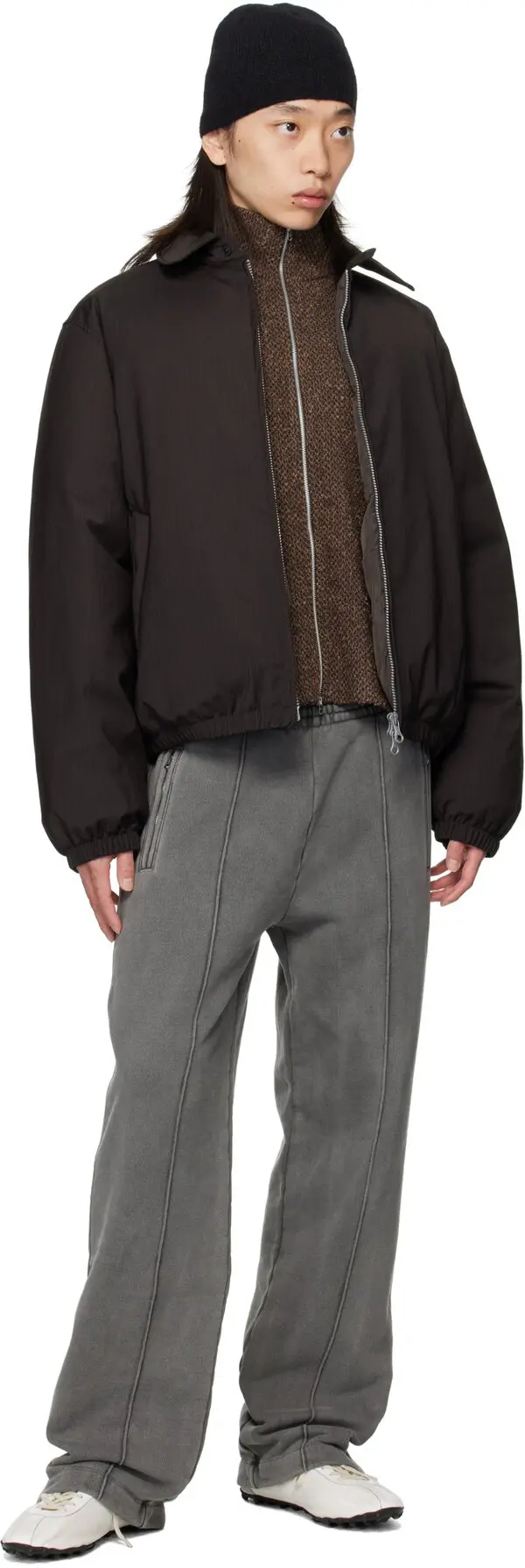 Our Legacy Churchill Pinstriped Puffer Jacket