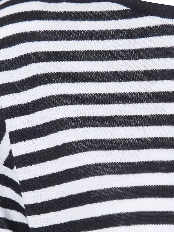 BASERANGE Striped Crew Neck Sweater