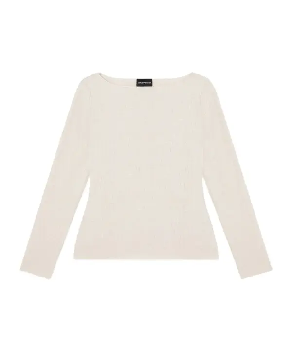 Emporio Armani Textured Knit Top