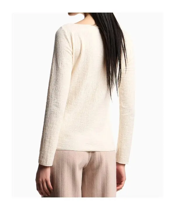 Emporio Armani Textured Knit Top