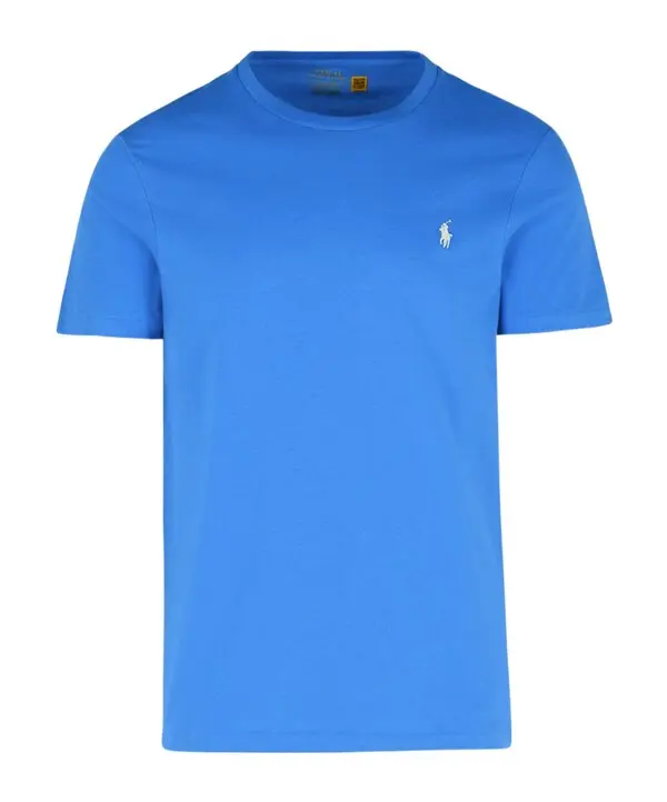 Polo Ralph Lauren Logo Embroidered Crewneck T-shirt - Blue