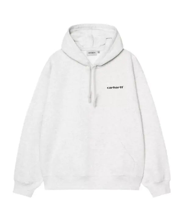 Carhartt Work In Progress Hooded Caps Sweatshirt - Ash Heather
