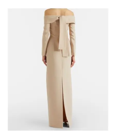 EMILIA WICKSTEAD Nosrat Wool Crêpe Bustier Dress