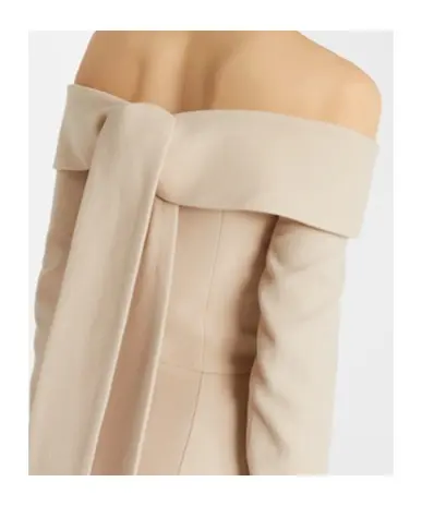 EMILIA WICKSTEAD Nosrat Wool Crêpe Bustier Dress