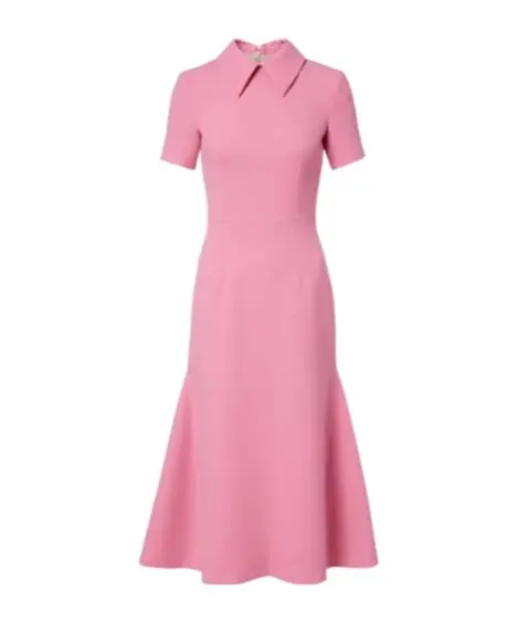 EMILIA WICKSTEAD Eman Wool Crêpe Midi Dress