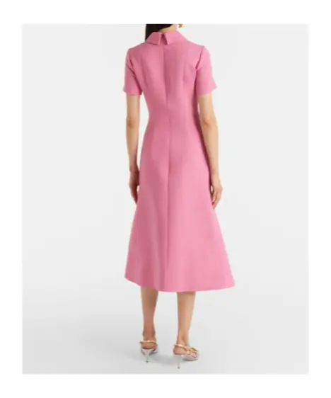 EMILIA WICKSTEAD Eman Wool Crêpe Midi Dress