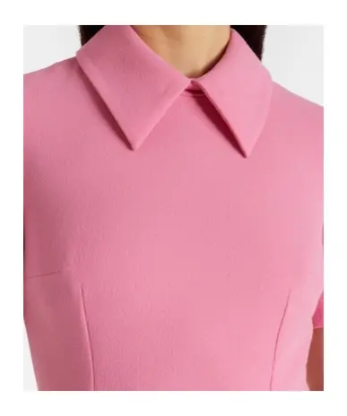 EMILIA WICKSTEAD Eman Wool Crêpe Midi Dress