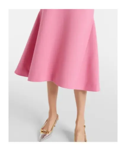 EMILIA WICKSTEAD Eman Wool Crêpe Midi Dress