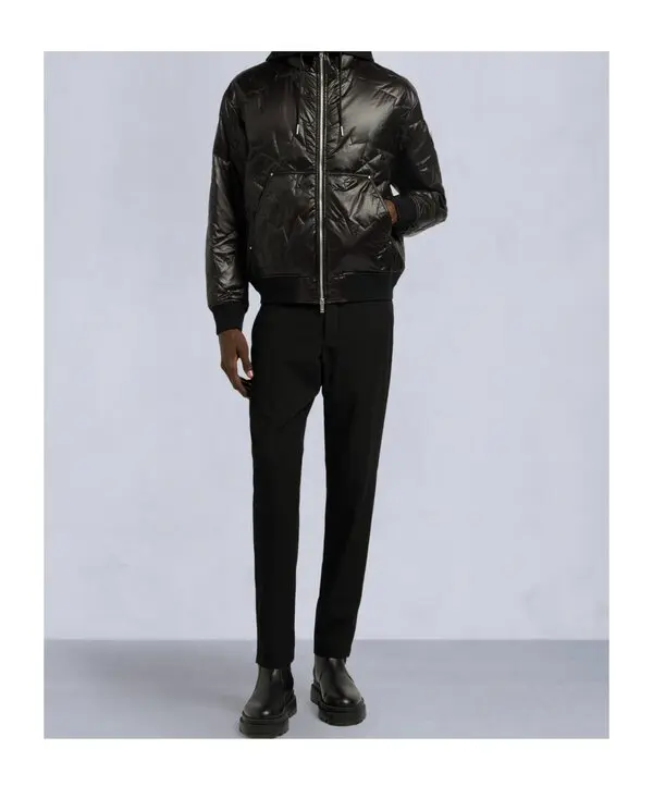 Moose Knuckles Leaf Quilted Bomber Jacket