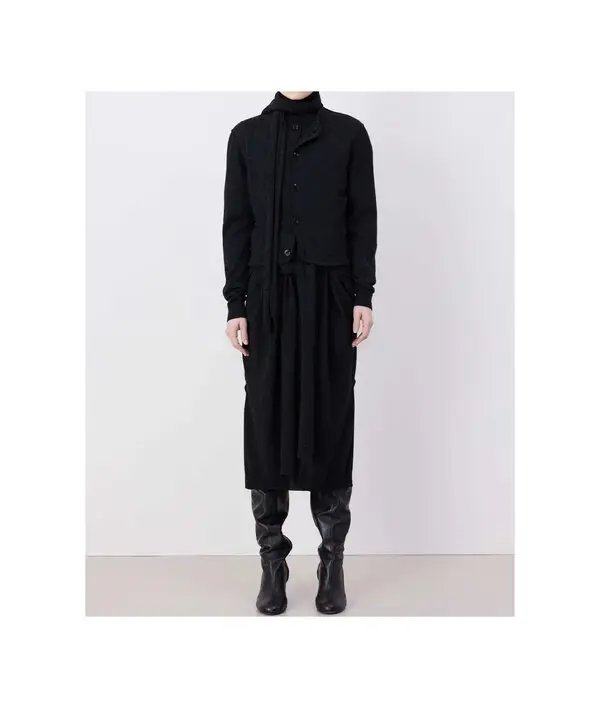 LEMAIRE Scarf Detailed Buttoned Knitted Cardigan