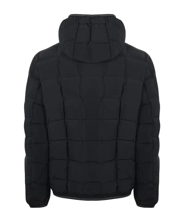 BLAUER. Quilted Hooded Down Jacket