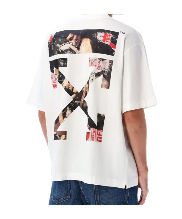 Off-White Paint Arrow Skate Crewneck T-shirt