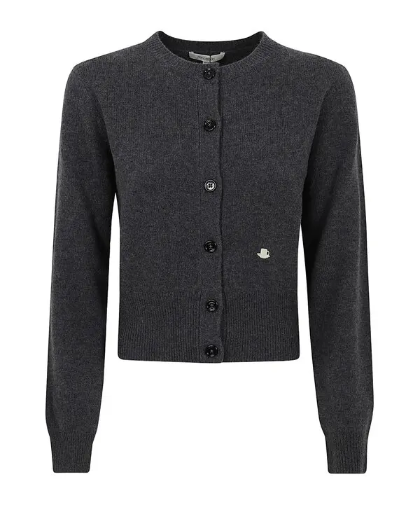 J.W.ANDERSON Jw Anderson Logo-embroidered Button-up Cardigan