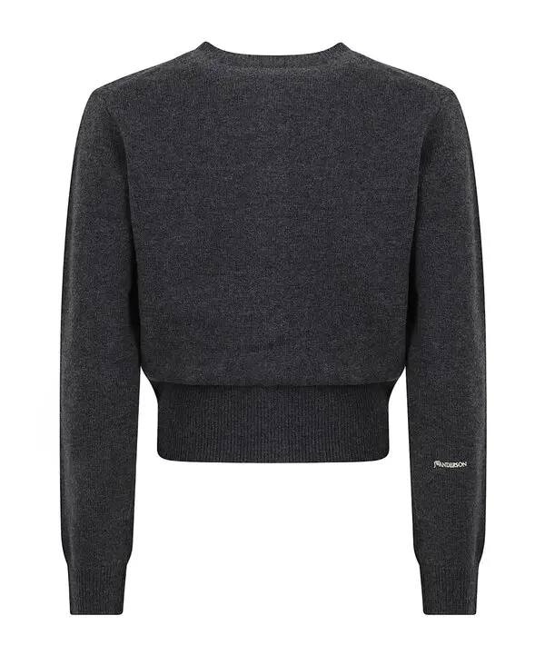 J.W.ANDERSON Jw Anderson Logo-embroidered Button-up Cardigan