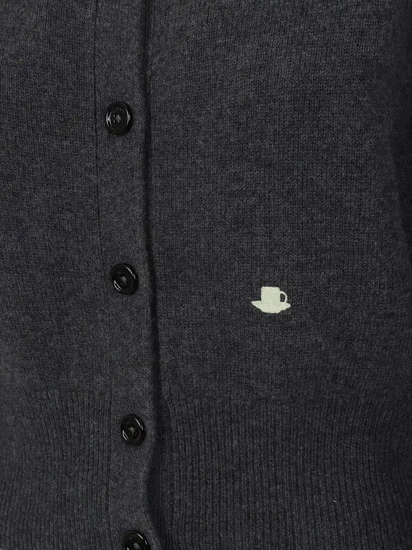 J.W.ANDERSON Jw Anderson Logo-embroidered Button-up Cardigan
