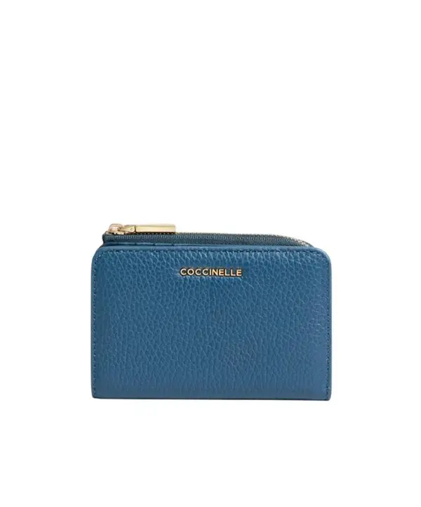 COCCINELLE Logo Lettering Zipped Wallet