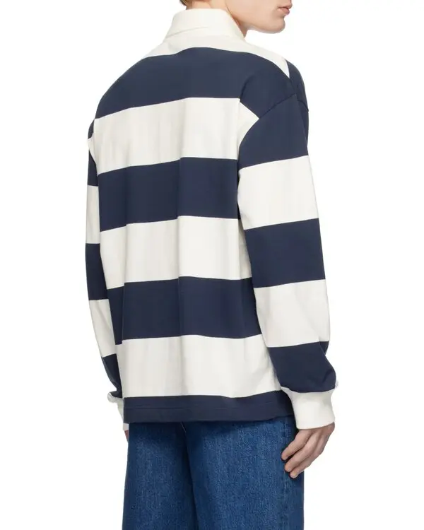 A.p.c. Striped Polo Shirt - No