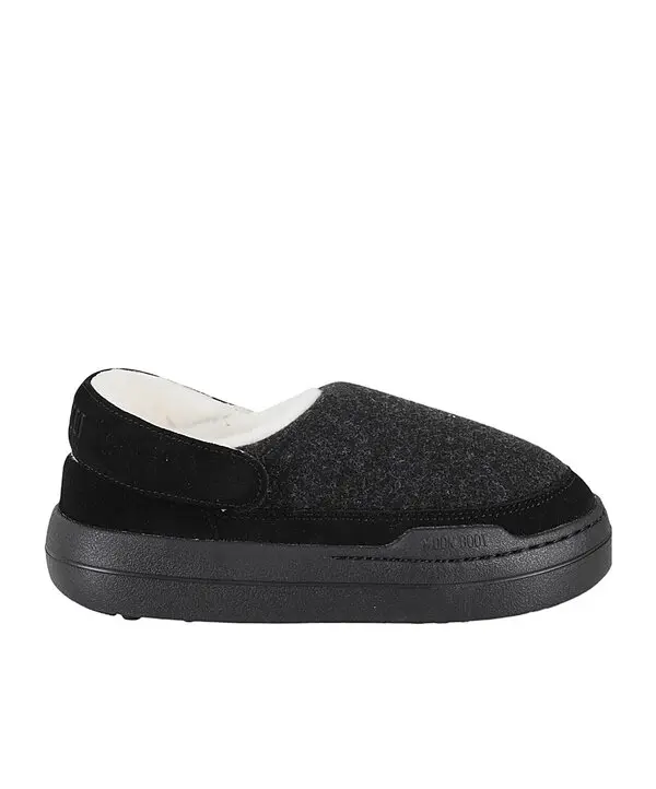 Moon Boot Mb Park Clog Felt Melange - Black