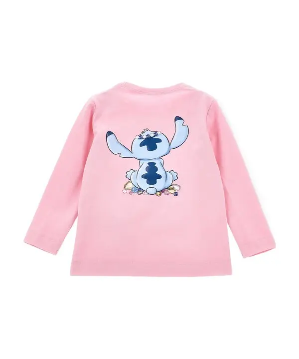 Monnalisa Embellished Stitch T-shirt