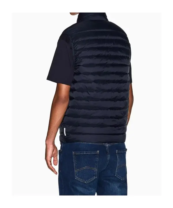 Armani Exchange Full Zip Sleeveless Down Jacket