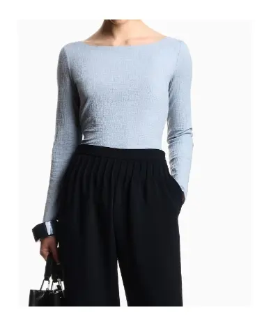 Emporio Armani Textured Knit Top