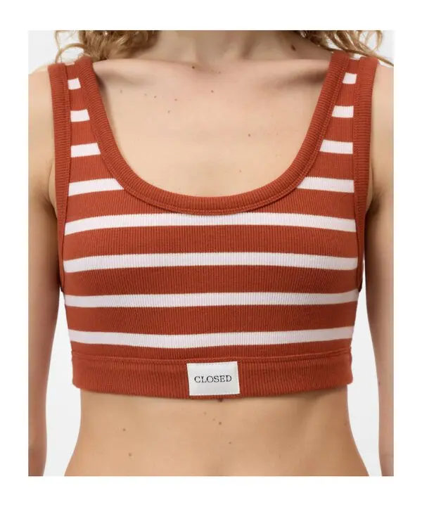 Closed Striped Bralette