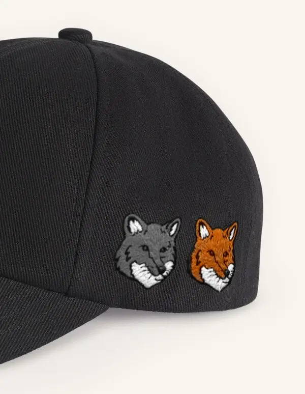Maison Kitsuné Twin Fox Embroidery Hat