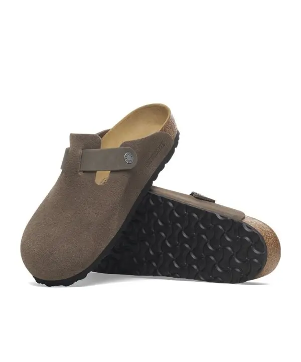 BIRKENSTOCK Boston Buckle Detailed Slippers
