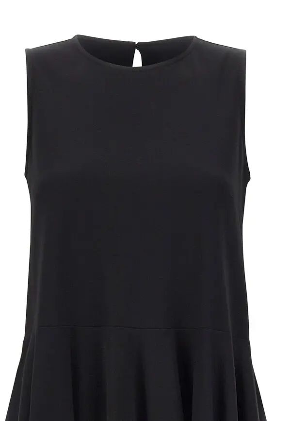 KAOS Asymmetric Ruffled Sleeveless Top