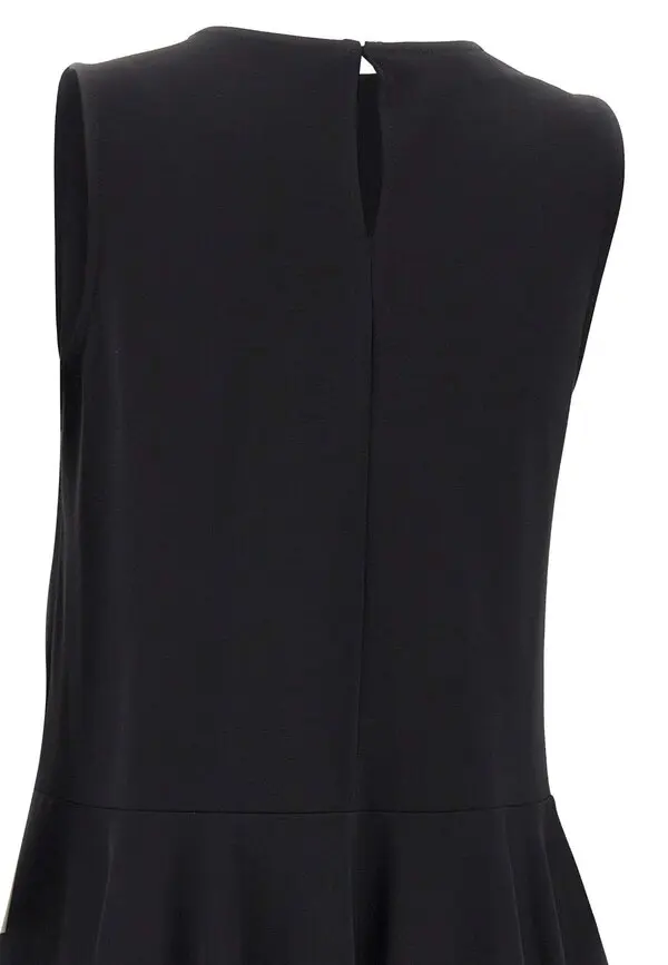 KAOS Asymmetric Ruffled Sleeveless Top