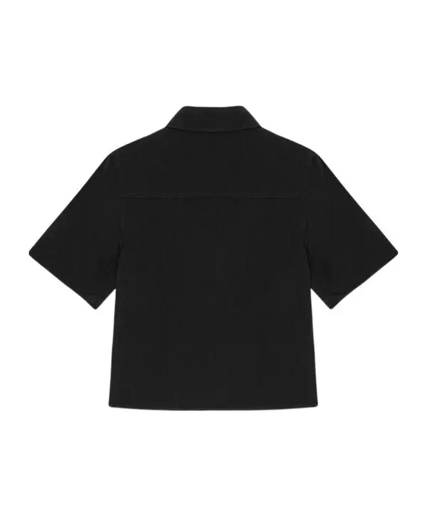 GANNI Top With Decorative Button