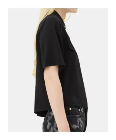 GANNI Top With Decorative Button