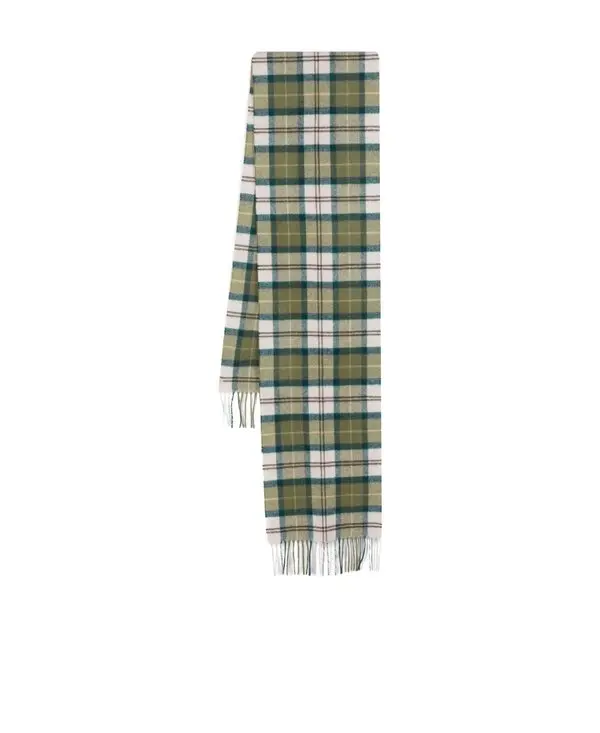 Barbour Tartan Fringed Scarf