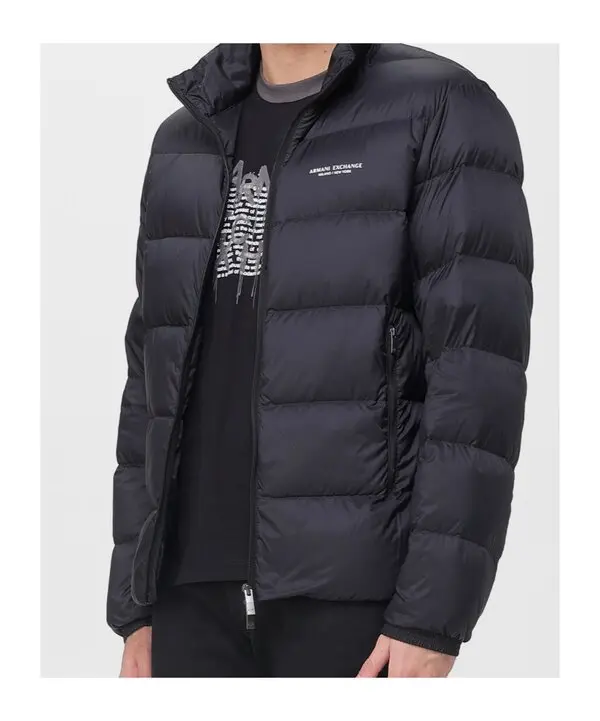 Armani Exchange Quilted Zip Jacket