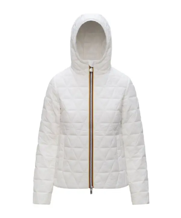 K-WAY Quilted Hooded Zip-up Jacket