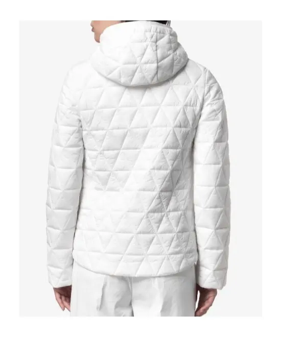 K-WAY Quilted Hooded Zip-up Jacket