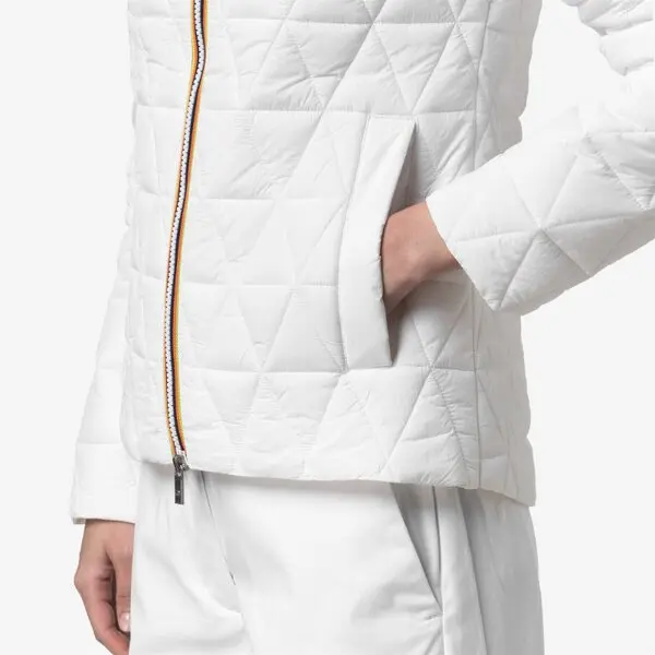 K-WAY Quilted Hooded Zip-up Jacket