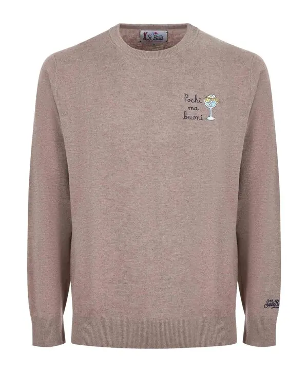 MC2 SAINT BARTH Heron Embroidered Crewneck Jumper