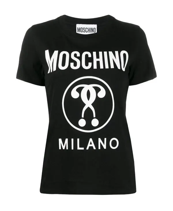 Moschino Double Question Mark Print T-shirt