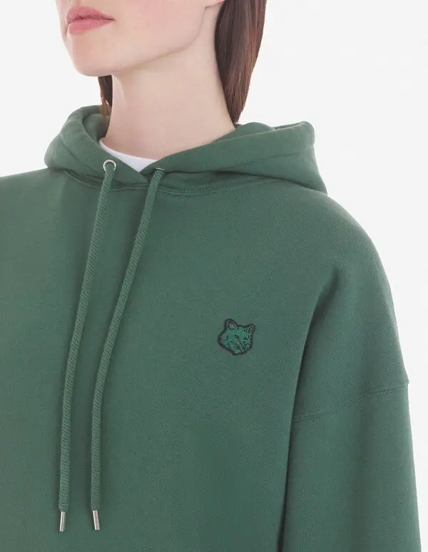 Maison Kitsuné Fox Embroidered Drawstring Hoodie