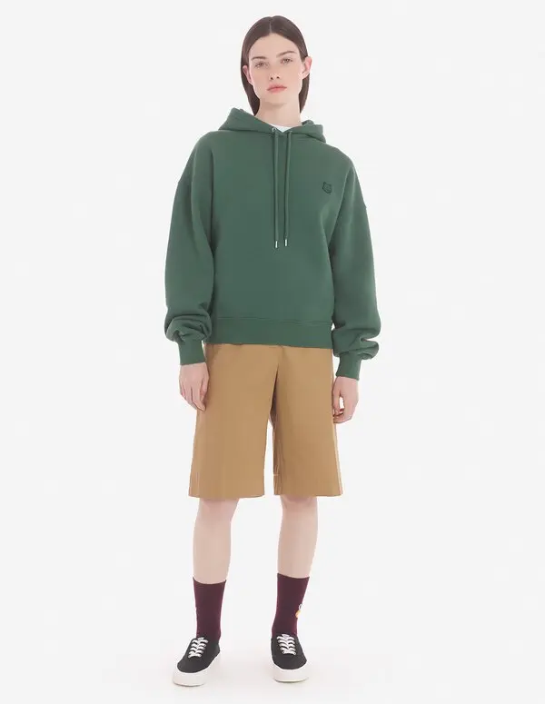 Maison Kitsuné Fox Embroidered Drawstring Hoodie